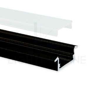 Recessed 23x8mm aluminium profile without scaling • Lighting Line